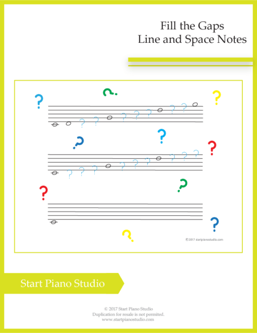 Unicorn Line and Space - Piano Heroes