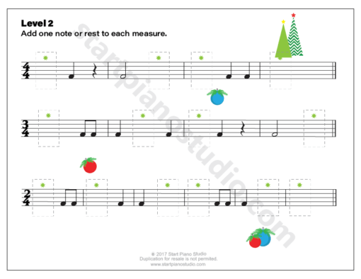 Holiday Rhythm Race (Level 2) - Piano Heroes | Piano Teaching Resources