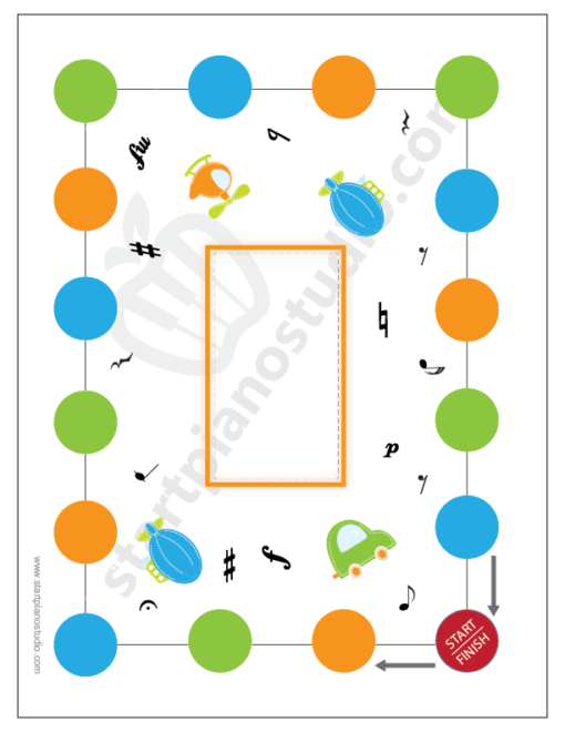 Step-Skip-Repeat Racing Game - Piano Heroes | Piano Teaching Resources