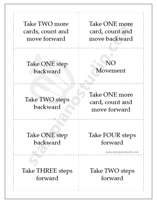 Step-Skip-Repeat Racing Game - Piano Heroes | Piano Teaching Resources