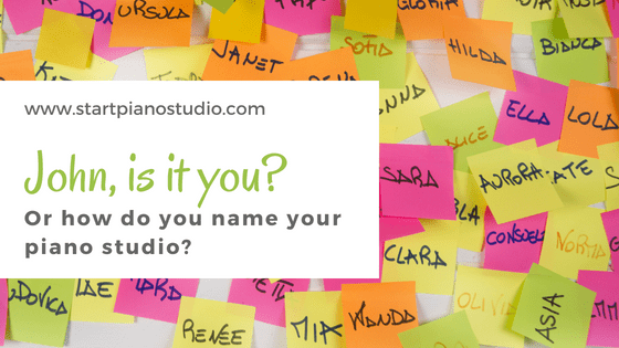 John, Is It You? Or How Do You Name Your Piano Studio? - Piano Heroes ...