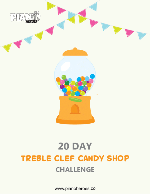 20 DAY Treble Clef Candy Shop Challenge - Piano Heroes