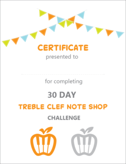 20 Day Treble Clef Candy Shop Challenge – Sweeten Your Students' Note ...