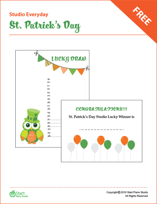 Lucky Draw - Piano Heroes | Piano Teaching Resources