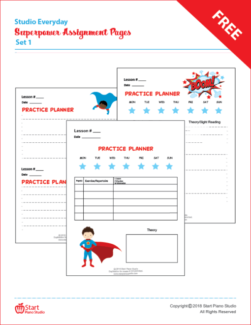 Free Easter Assignment Sheets for Your Piano Studio! 🎹🐣🌸 - Piano Heroes ...