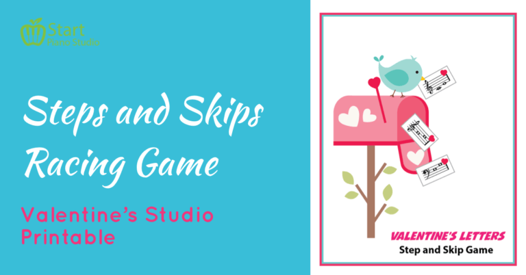 Valentine's Letters Step and Skip Game - Piano Heroes | Piano Teaching ...