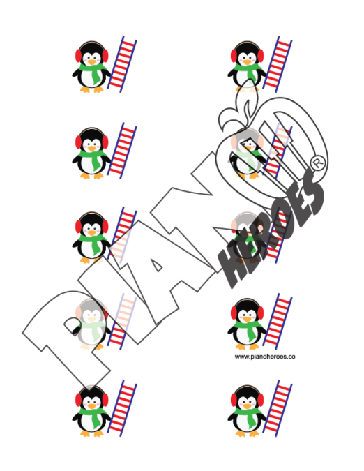 Winter Rhythm Race (Level 5) - Piano Heroes | Piano Teaching Resources