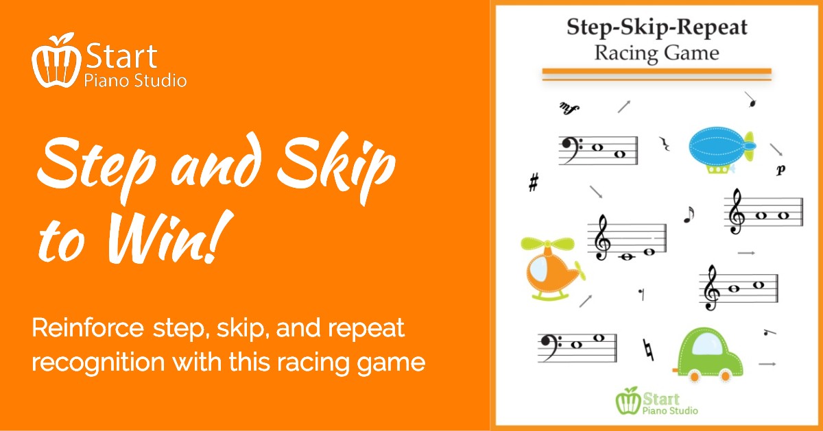 Step-Skip-Repeat Racing Game - Piano Heroes