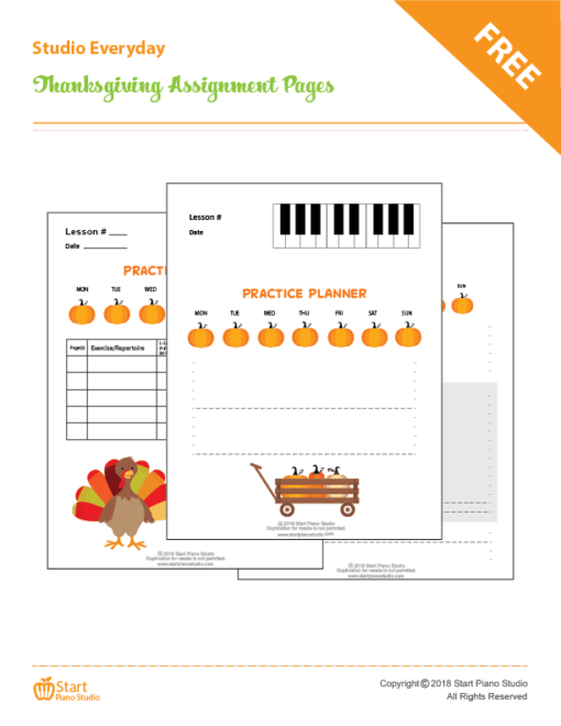 Free Easter Assignment Sheets for Your Piano Studio! 🎹🐣🌸 - Piano Heroes ...