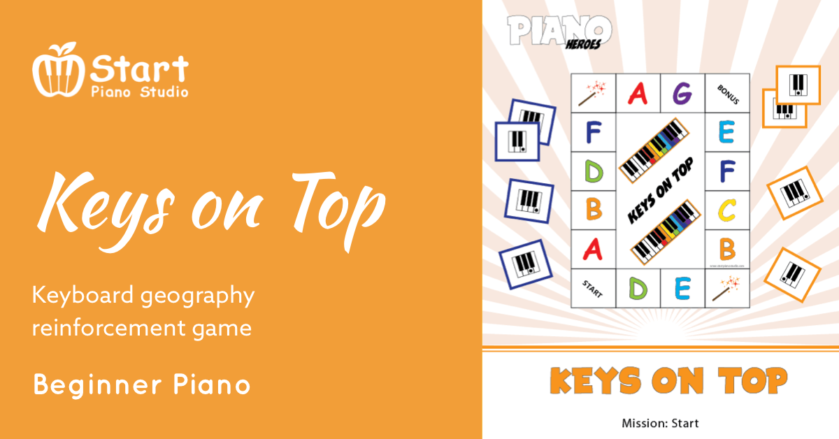 Keys On Top – Mission Start 🎹 - Piano Heroes | Piano Teaching Resources