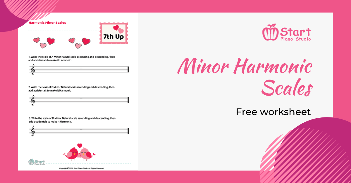 Minor Harmonic Scales - Piano Heroes | Piano Teaching Resources
