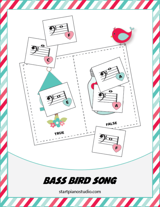 Bass Bird Song - Piano Heroes | Piano Teaching Resources