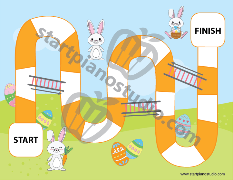 Easter Rhythm Bunnies - Piano Heroes | Piano Teaching Resources