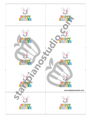 Easter Rhythm Bunnies - Piano Heroes | Piano Teaching Resources