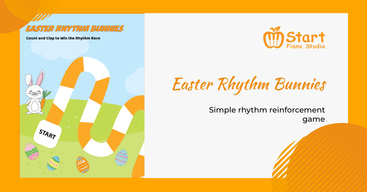Easter Rhythm Bunnies - Piano Heroes | Piano Teaching Resources