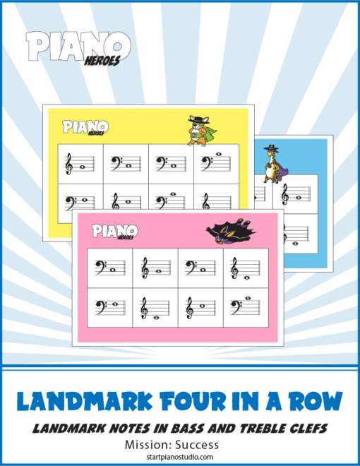 landmark notes - Piano Heroes