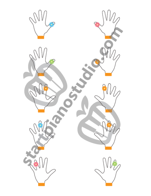 Finger Number Hunt - Piano Heroes | Piano Teaching Resources