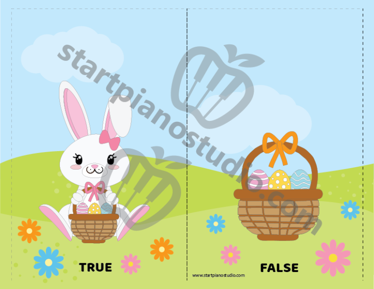 Landmark Egg Hunt - Piano Heroes | Piano Teaching Resources