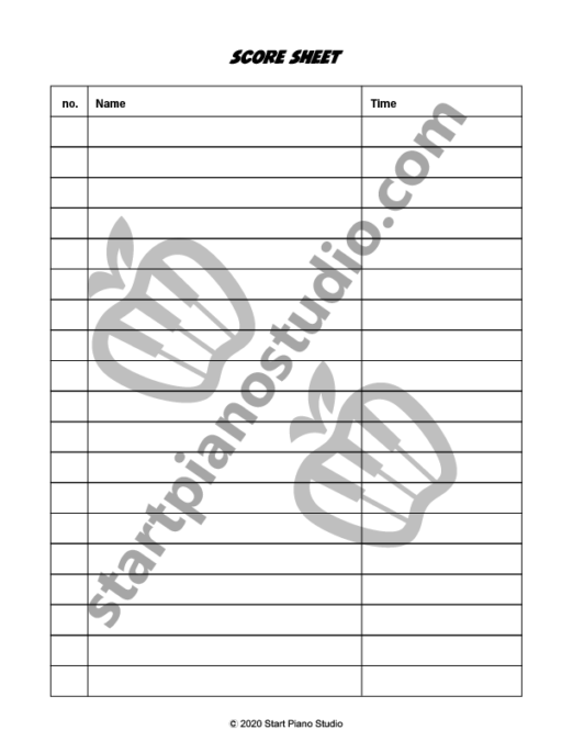 Landmark Egg Hunt - Piano Heroes | Piano Teaching Resources