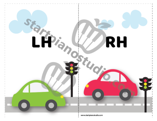 Left and Right Car Ride - Piano Heroes | Piano Teaching Resources