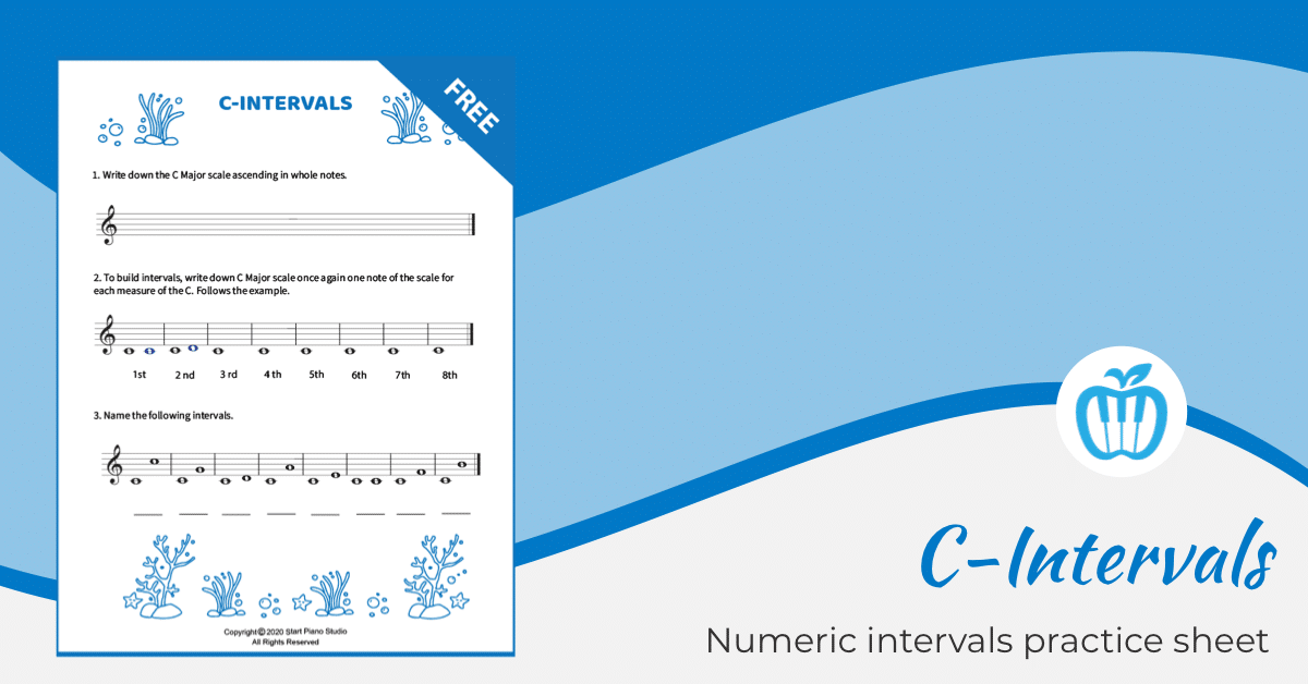 C-Intervals - Piano Heroes | Piano Teaching Resources