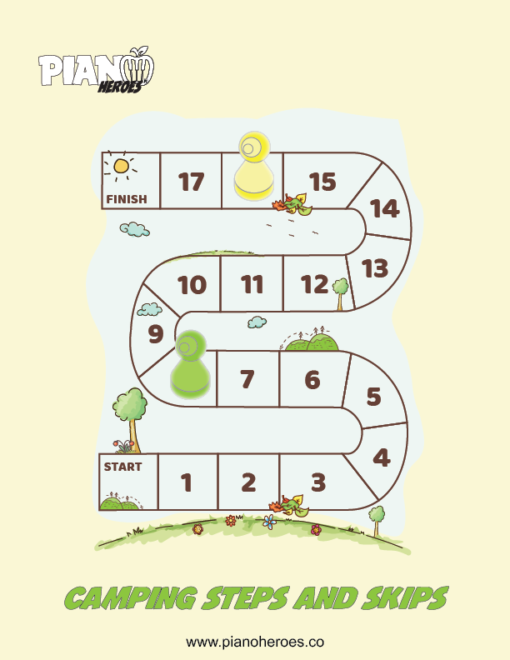 Step Skip Repeat Reinforcing Pre-intervalic Music Reading - Piano Heroes