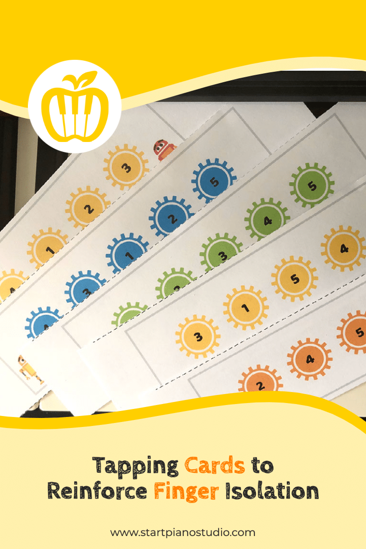 Strengthen Piano Fingers with Robot Fingers Tapping Cards - Piano Heroes
