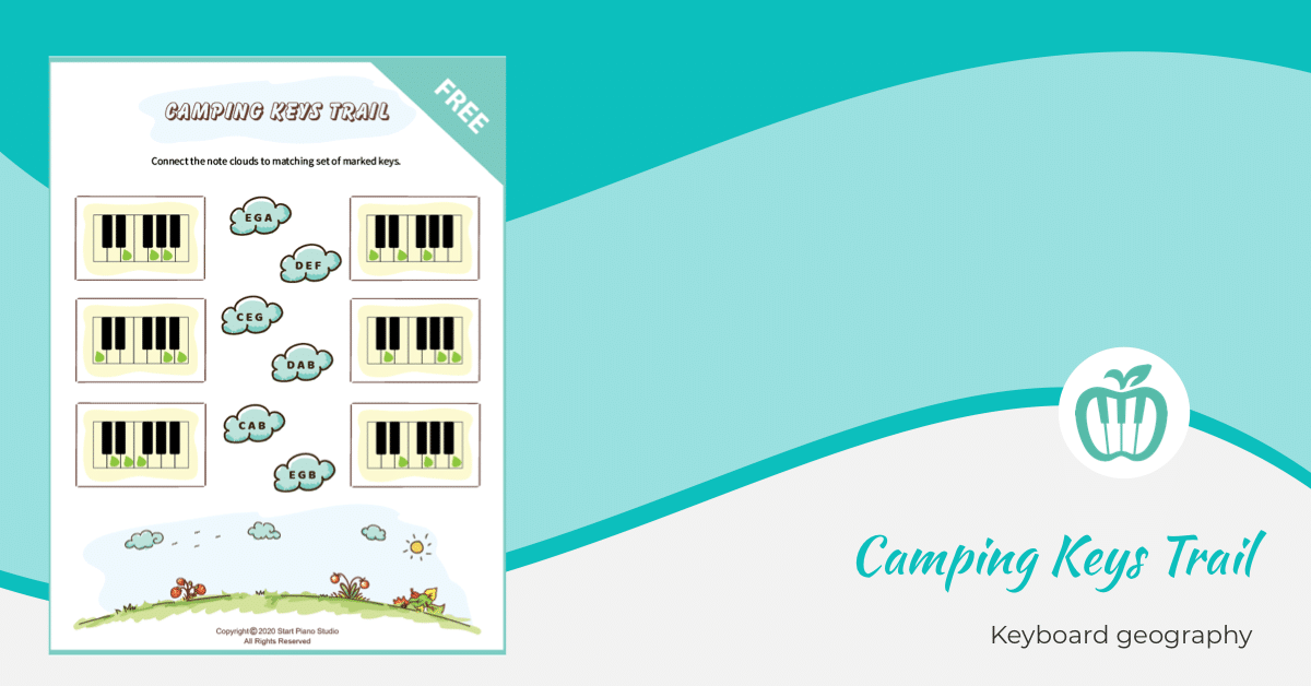 Camping Keys Trail - Piano Heroes | Piano Teaching Resources