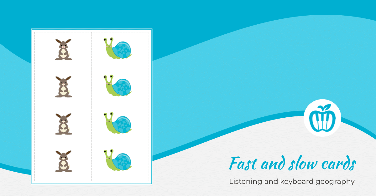 Fast and Slow Cards - Piano Heroes | Piano Teaching Resources