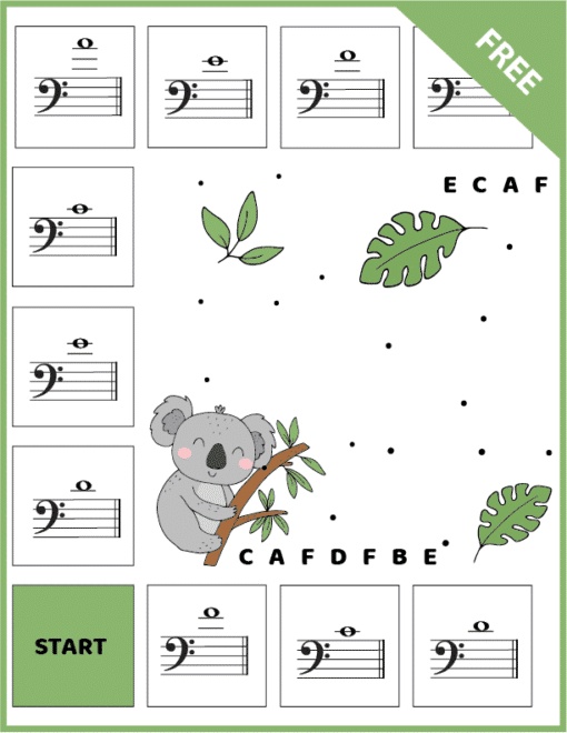 Superhero Treble Note Clip Cards - Piano Heroes