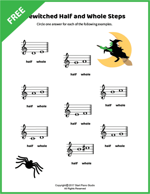 Bewitched Half and Whole Steps - Piano Heroes