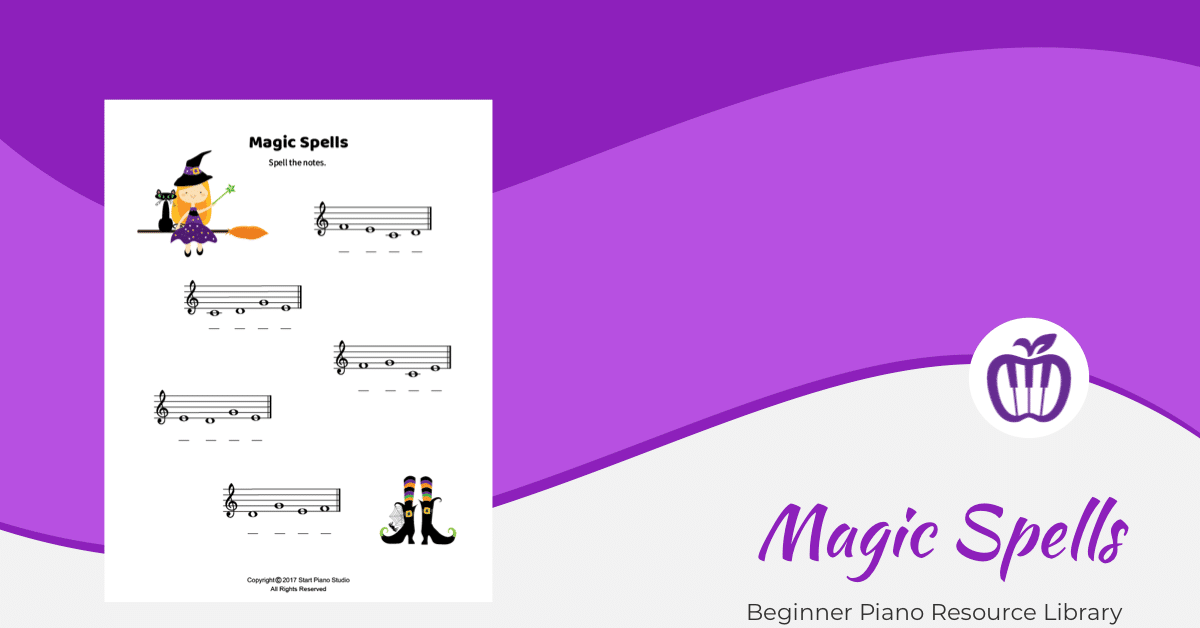 Magic Spells - Piano Heroes | Piano Teaching Resources