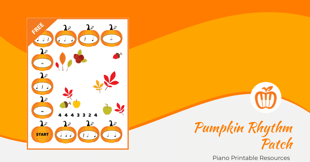 Pumpkin Rhythm Patch - Piano Heroes | Piano Teaching Resources
