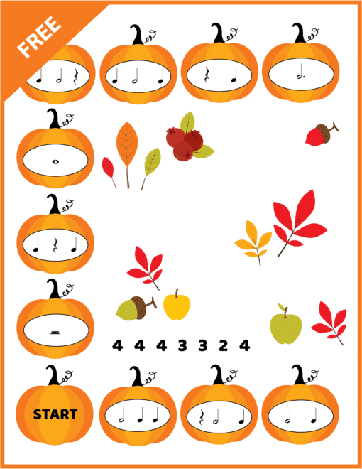 Pumpkin Rhythm Patch - Piano Heroes