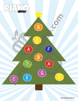 Christmas Tree Bass Note Game (Mission Success) - Piano Heroes