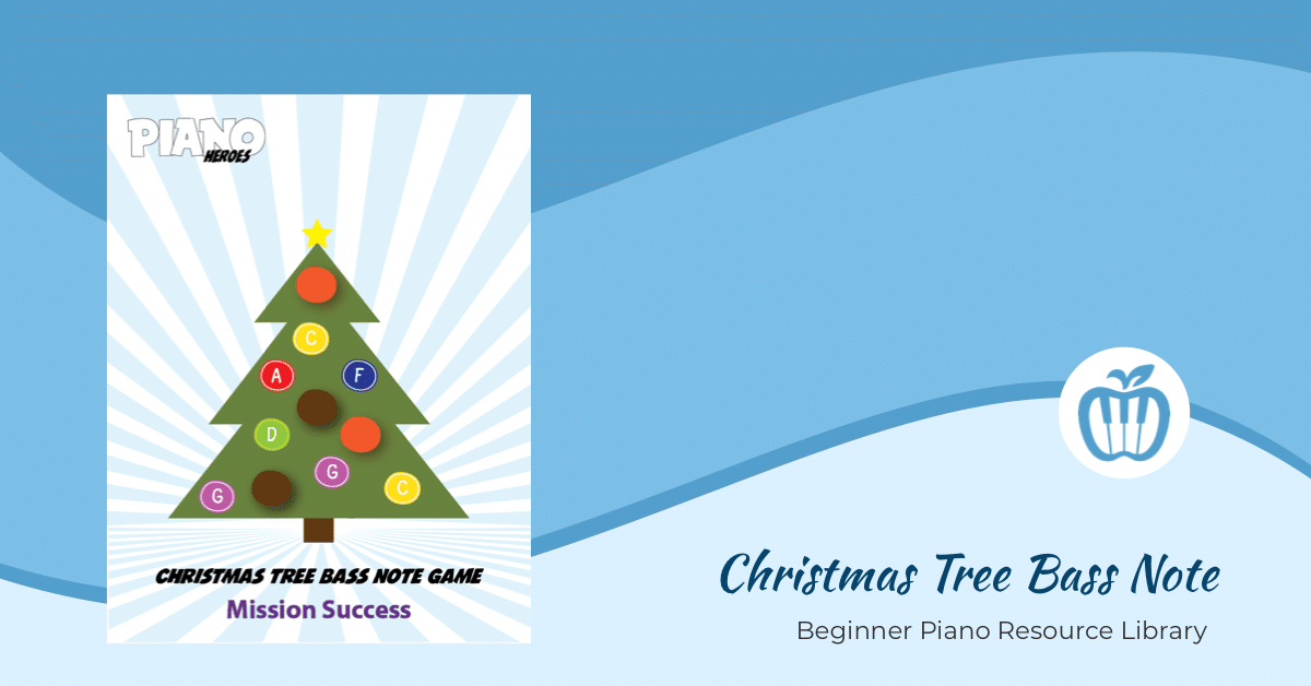 Christmas Tree Bass Note Game (Mission Success) - Piano Heroes