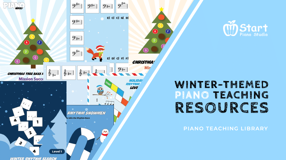 Winter-themed piano resources - Piano Heroes | Piano Teaching Resources
