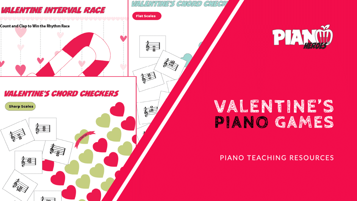 Sparkle Piano Learning with Valentine's Piano Games - Piano Heroes ...