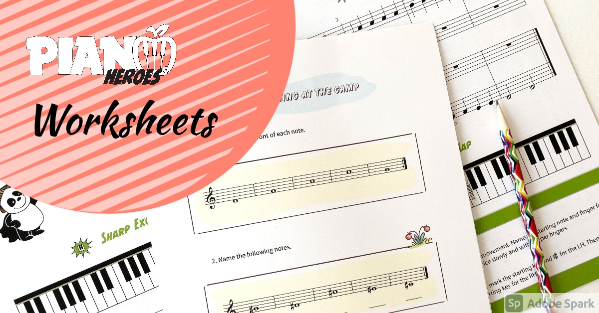Worksheets - Piano Heroes | Piano Teaching Resources