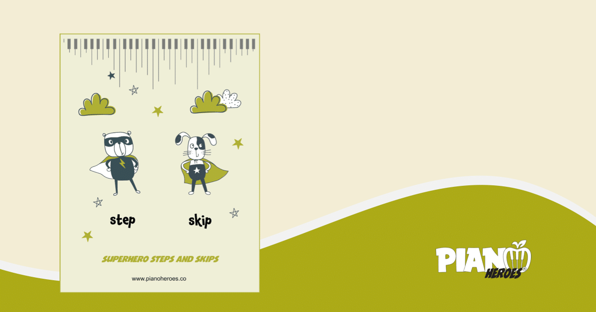 Superhero Steps and Skips - Piano Heroes