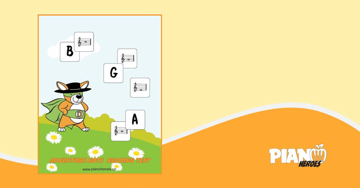 Adventure Note Reading Test – A Fun Way to Reinforce Treble Clef Notes ...