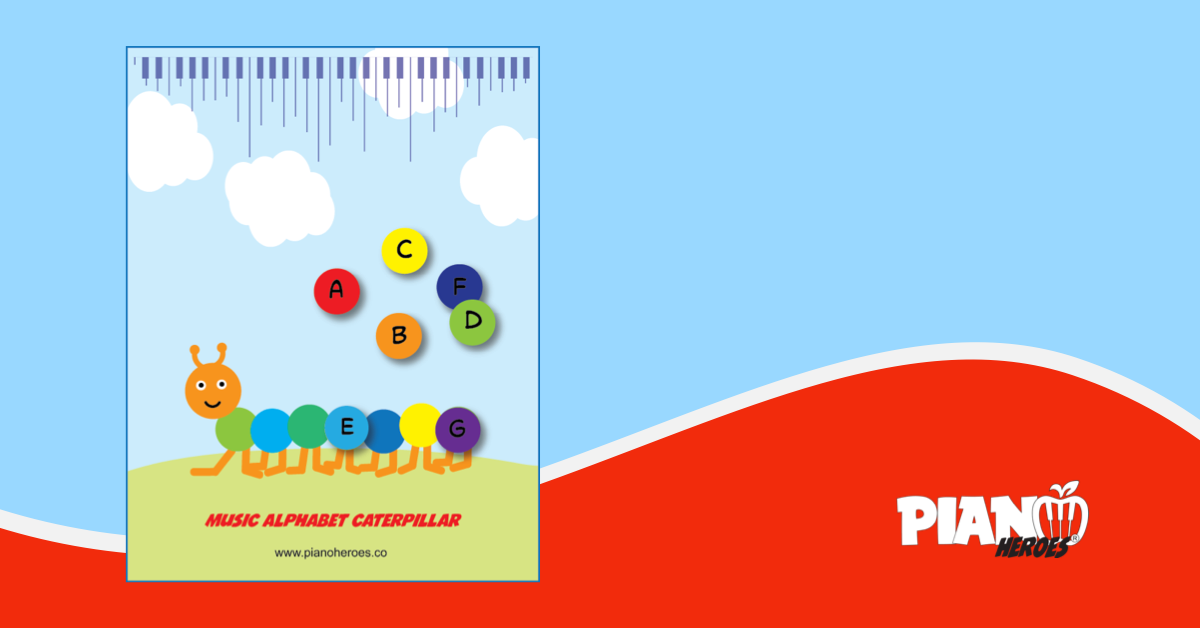 Alphabet Caterpillar - Piano Heroes | Piano Teaching Resources