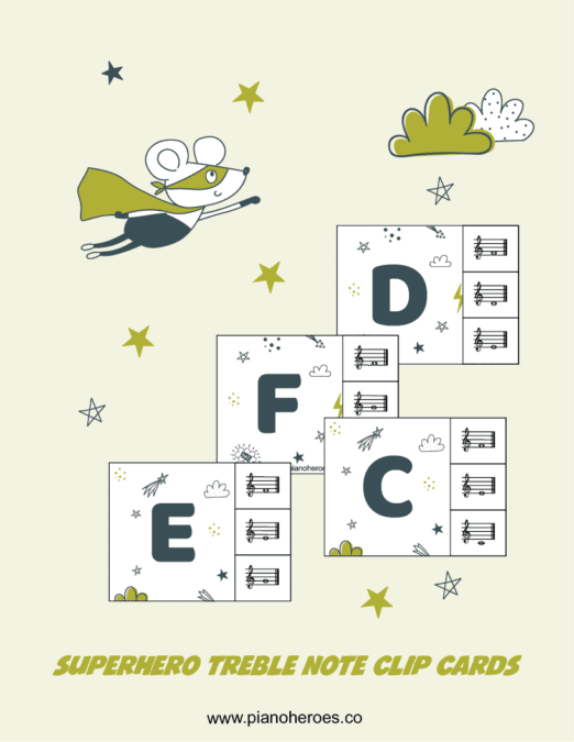 Treble Bass Note Spinner - Piano Heroes