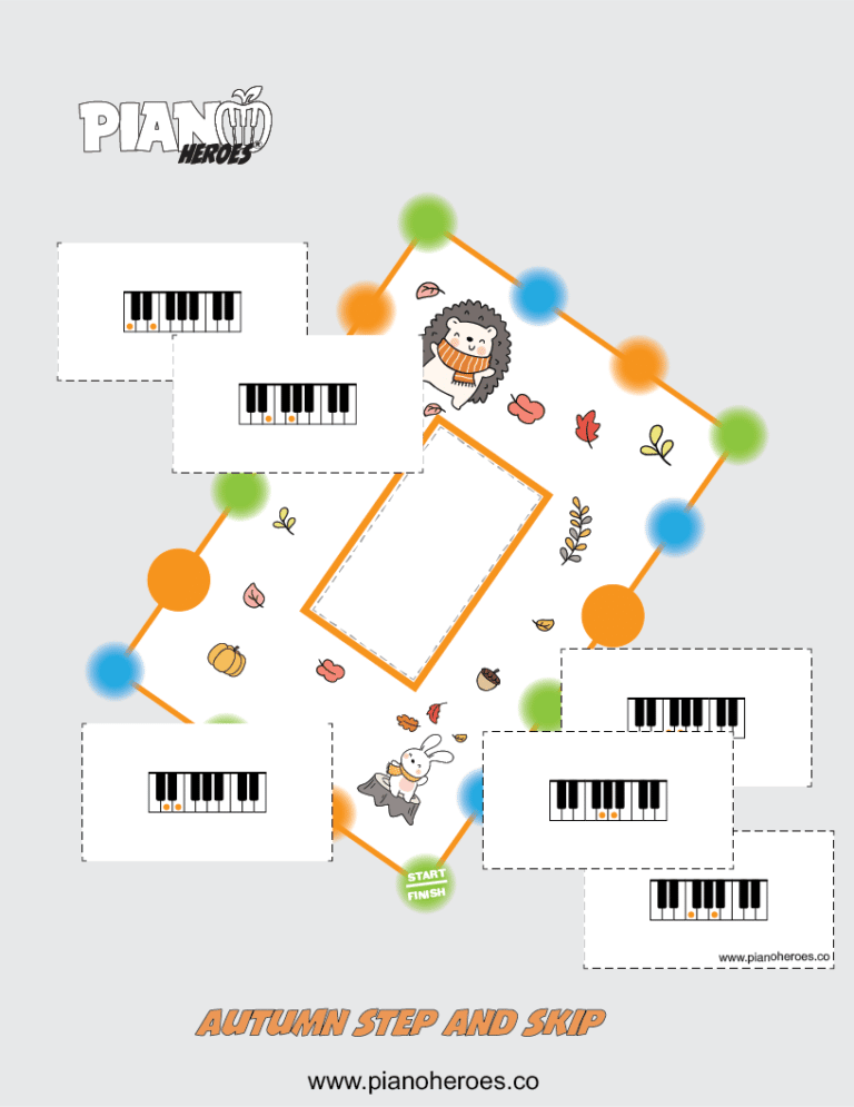 Step Skip Repeat Reinforcing Pre-intervalic Music Reading - Piano Heroes