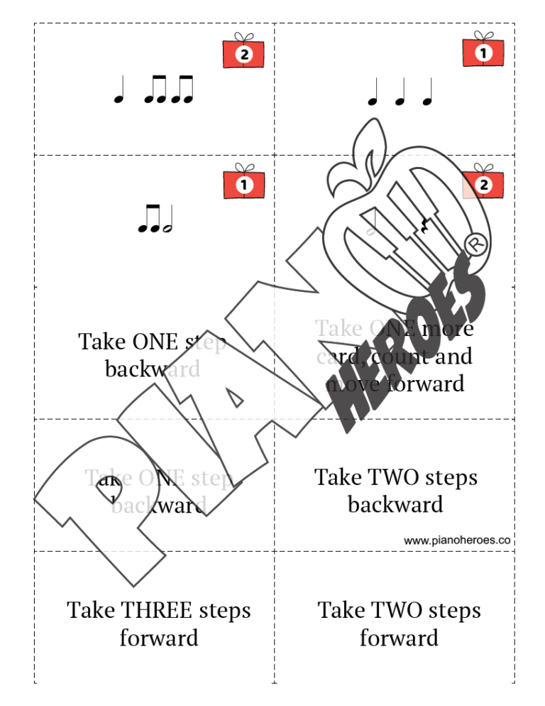Winter Friend Rhythm Walk - Piano Heroes | Piano Teaching Resources
