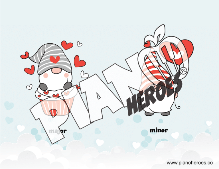 Valentine’s Major and Minor Intervals - Piano Heroes