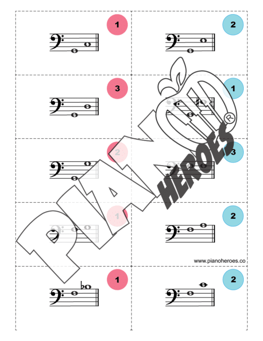 Celebrate Your Birthday Numeric Intervals - Piano Heroes