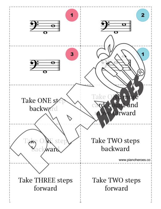 Celebrate Your Birthday Numeric Intervals - Piano Heroes