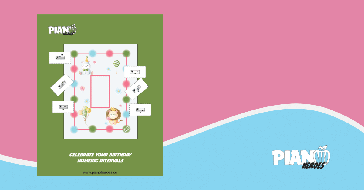 Celebrate Your Birthday Numeric Intervals - Piano Heroes | Piano ...