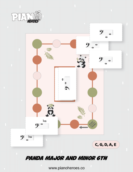 Panda Major and Minor 6th - Piano Heroes